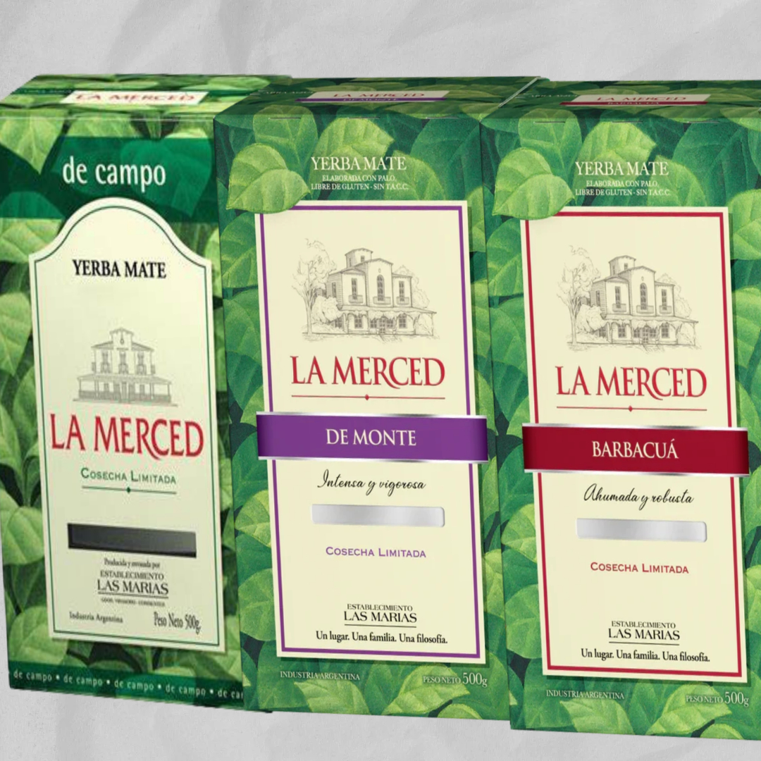 La Merced Yerba Mate 500g (3 Flavors) - La Tercera